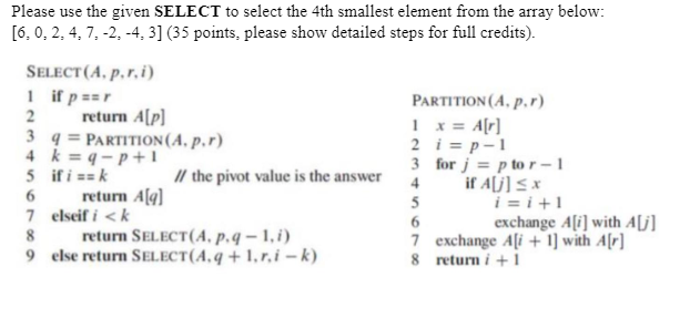 Solved Please use the given SELECT to select the 4th | Chegg.com