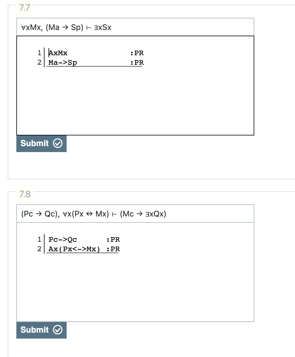 Solved Construct a proof For each of the following proofs, | Chegg.com