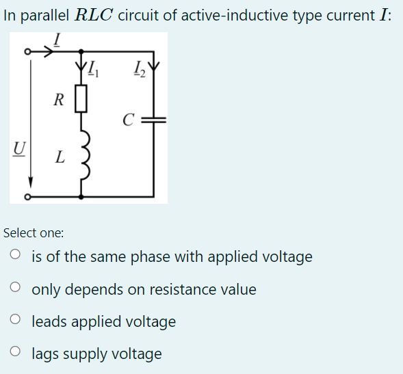 Solved In parallel RLC circuit of active-inductive type | Chegg.com