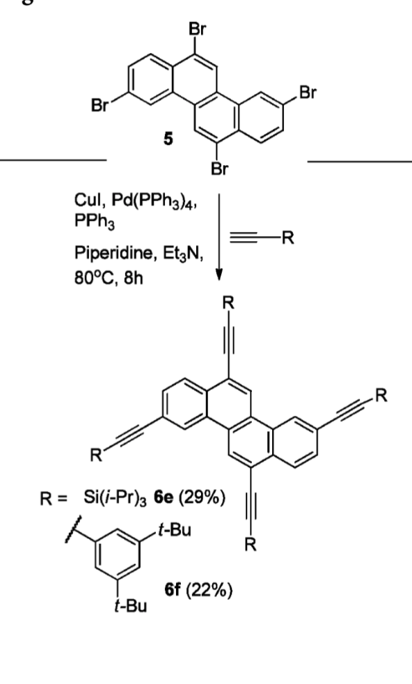 Solved Br Br Br 5 Br Cul, Pd(PPh3)4, PPh3 Piperidine, Et3N, | Chegg.com