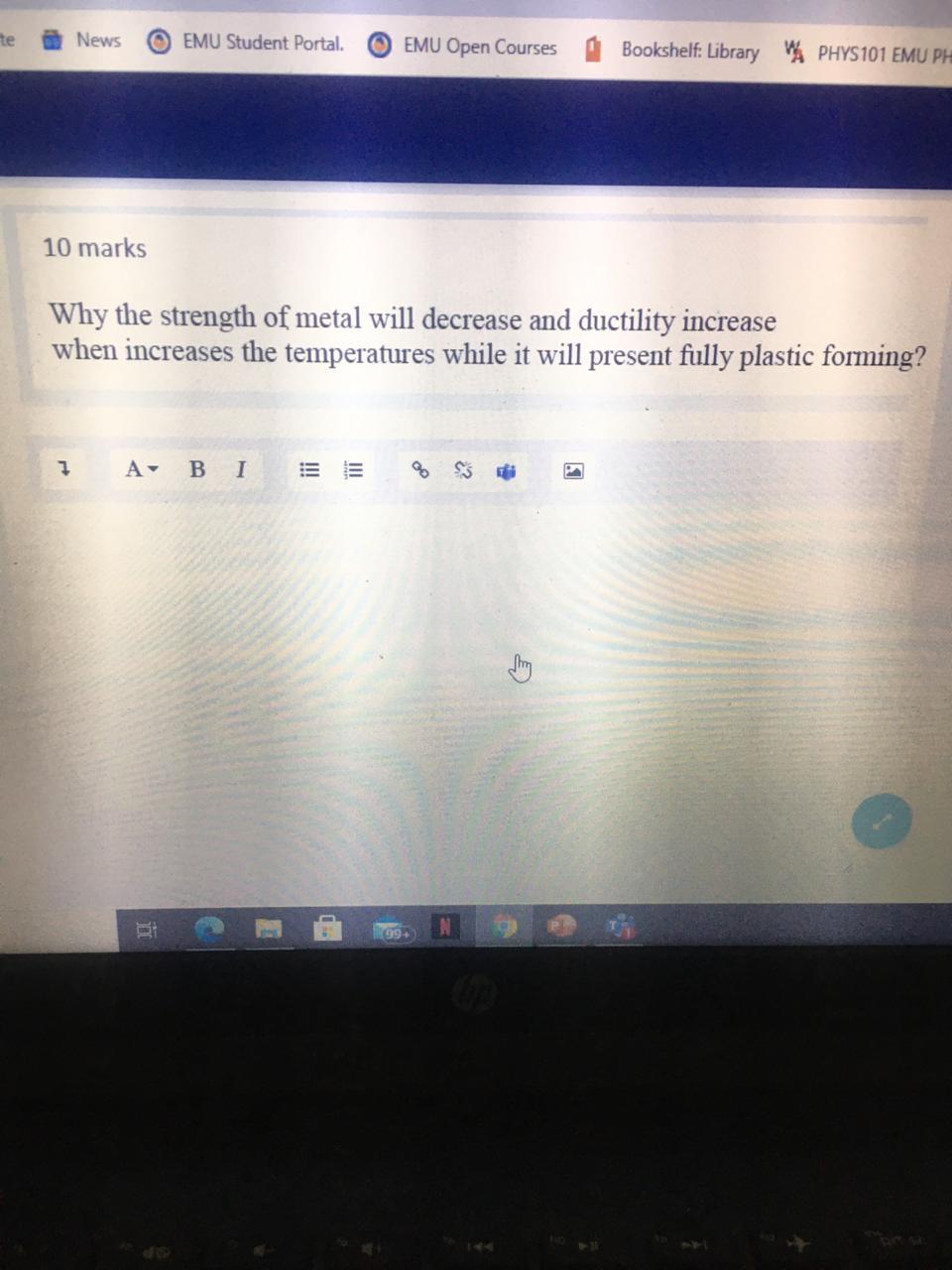 Solved te News EMU Student Portal EMU Open Courses | Chegg.com