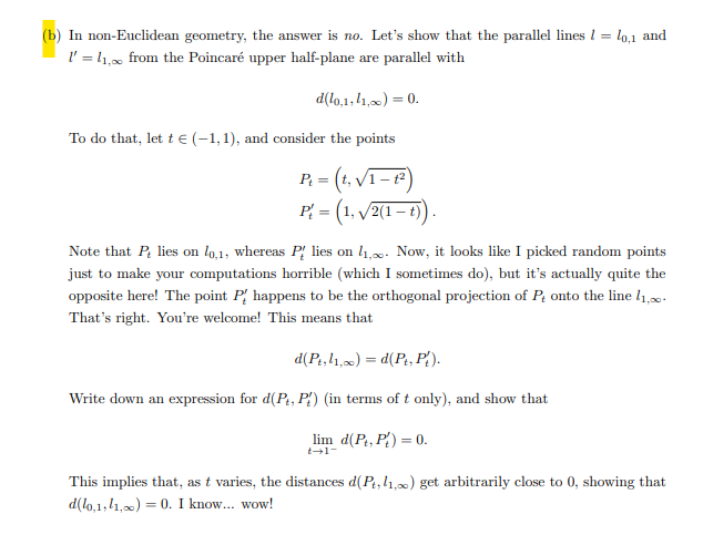 2. If I and I' are lines in a neutral geometry, we | Chegg.com