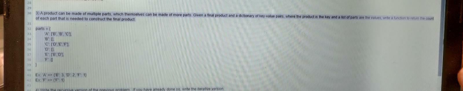 Solved 28 303) A product can be made of multiple parts, | Chegg.com