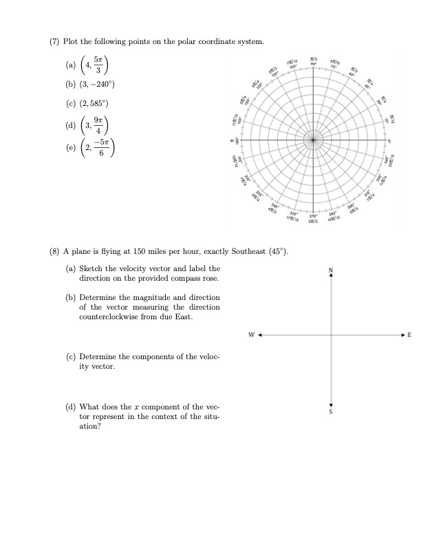 Solved (5) Find all 6 trig functions if the terminal side of | Chegg.com