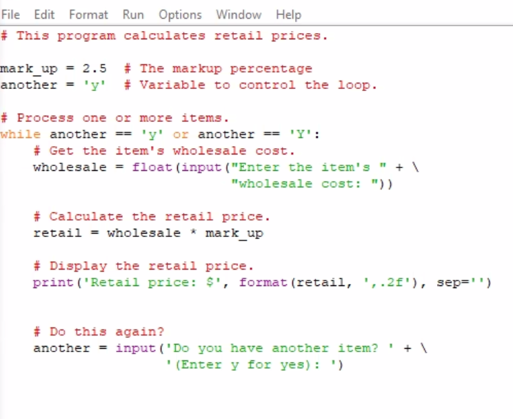 Solved File Edit Format Run Options Window Help # This | Chegg.com