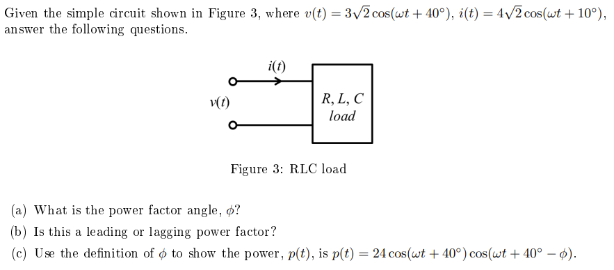 Solved Given the simple circuit shown in Figure 3, where | Chegg.com