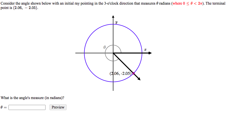 Solved Consider the angle shown below with an initial ray | Chegg.com