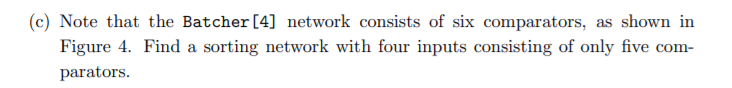 A comparator is a device which sorts two numbers x | Chegg.com