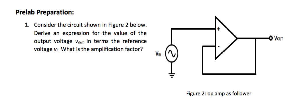 Solved Prelab Preparation: 1. Consider the circuit shown in | Chegg.com