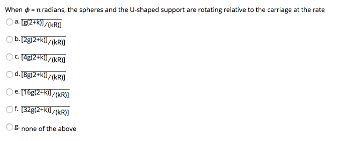 Solved The figure below shows a carriage which supports two | Chegg.com