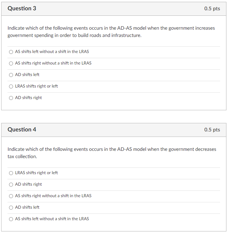 Solved Question 3 0.5 pts Indicate which of the following | Chegg.com