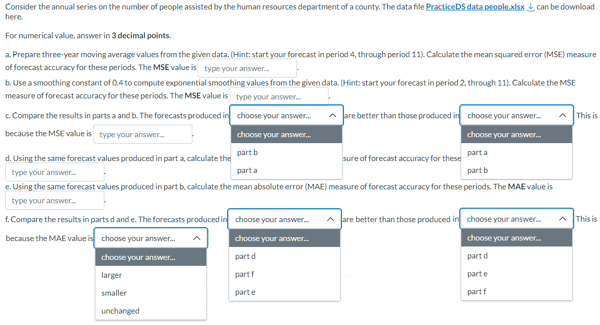 Solved PracticeDS data people.xlsx Use the above data file | Chegg.com