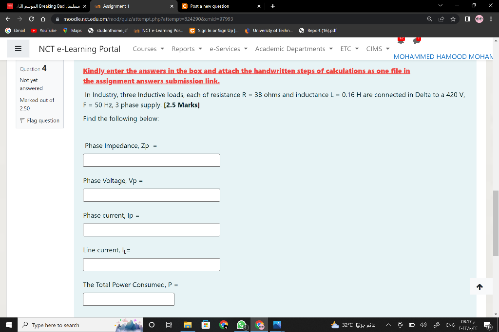 Solved Kindly enter the answers in the box and attach the | Chegg.com