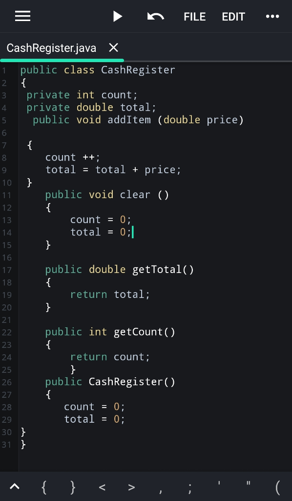 Solved Write code to improve following program so: 1.The | Chegg.com