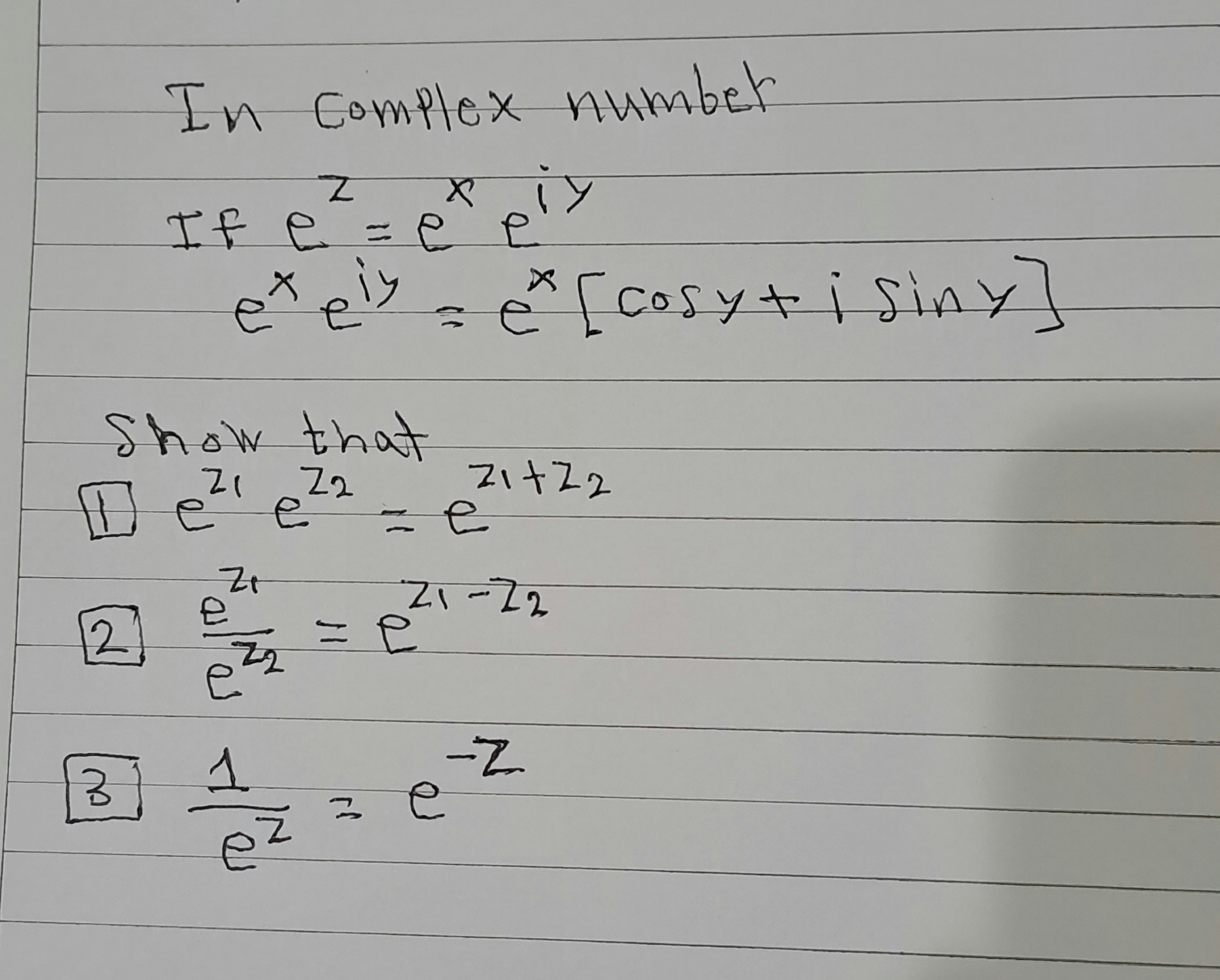 Solved In complex number | Chegg.com