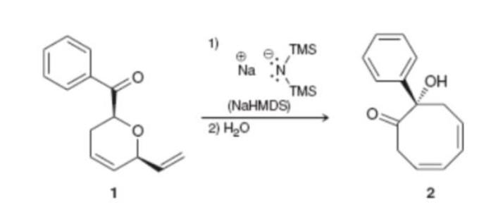 Solved OH TMS Na 'N TMS (NaHMDS) 2) H20 1 2. | Chegg.com