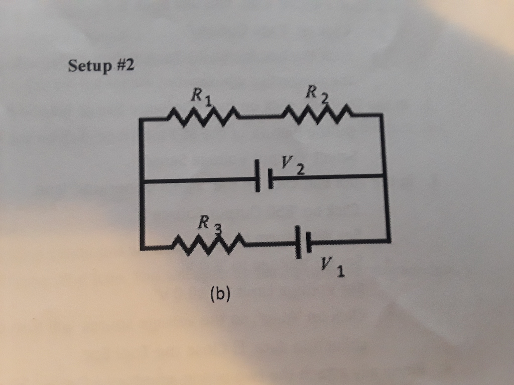 Solved For each of the setups use Kirchhoff’s Rules to | Chegg.com