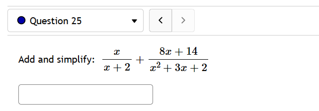 Solved x+2x+x2+3x+28x+14 | Chegg.com
