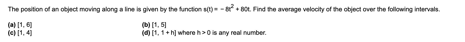 Solved The position of an object moving along a line is | Chegg.com
