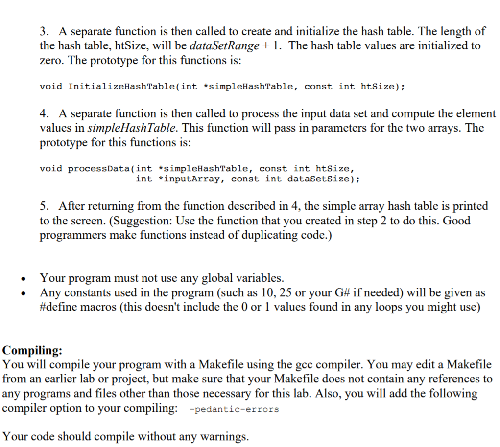 PLEASE code in C. When compiling please make sure | Chegg.com