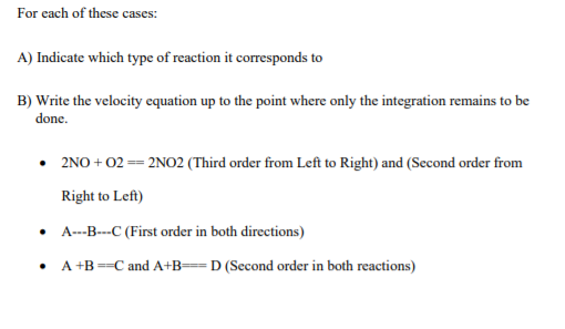Solved For each of these cases: A) Indicate which type of | Chegg.com