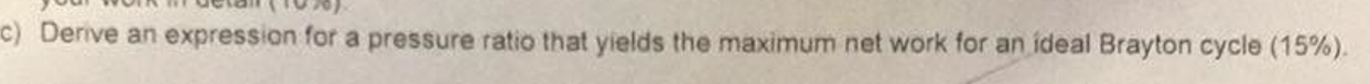 Solved Formulas to use: Wnet = Wturbine - Wpump = Cp(T3-T4) | Chegg.com