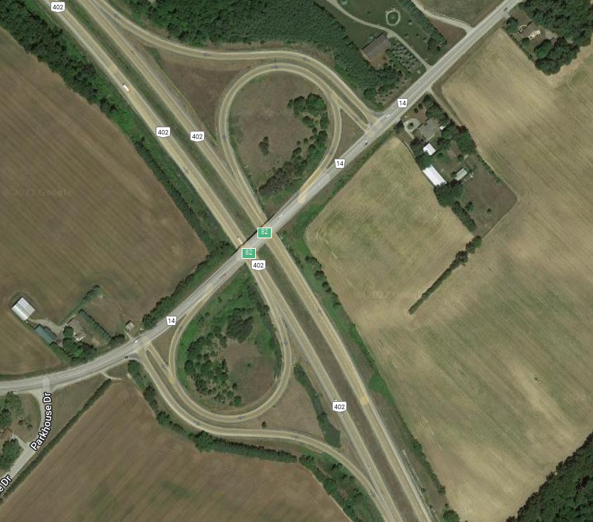 Solved What type of interchange is this? What is an | Chegg.com