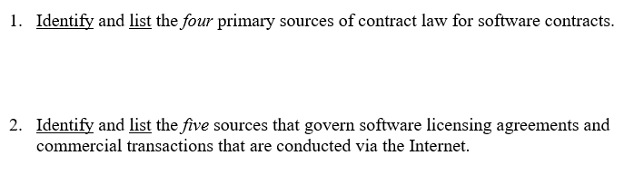 Solved 1. Identify and list the four primary sources of | Chegg.com