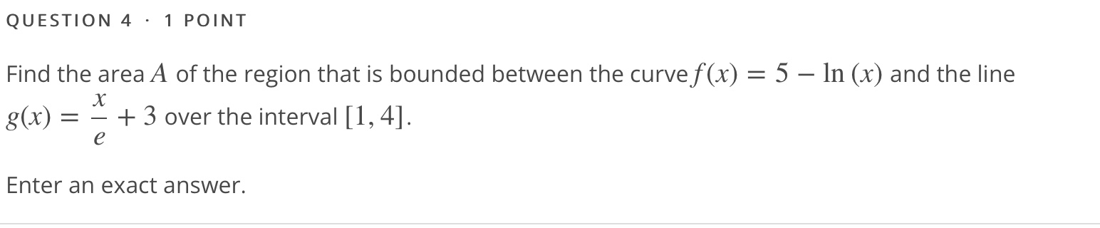 Solved Find The Area A Of The Region That Is Bounded Between
