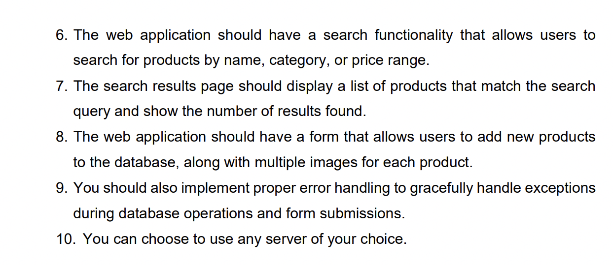 Solved You have been tasked to develop a web application | Chegg.com