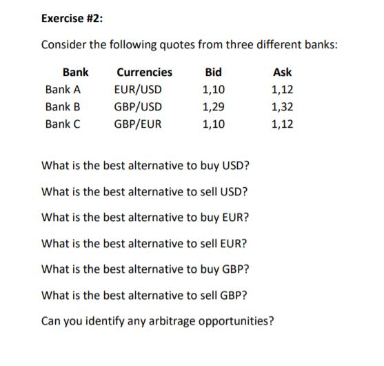 Solved Exercise #2: Consider the following quotes from three | Chegg.com
