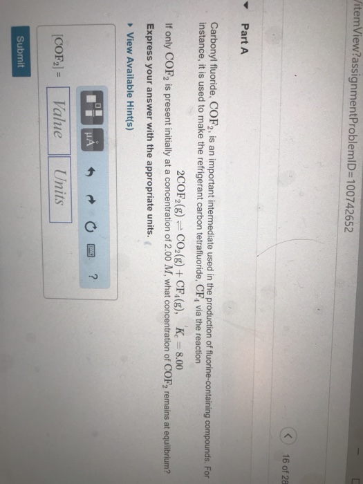 Solved Constants | Periodic Table The concentrations of | Chegg.com