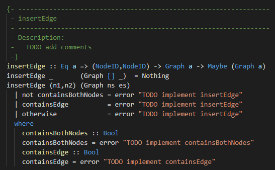 Solved The file includes a function named insertEdge of type | Chegg.com