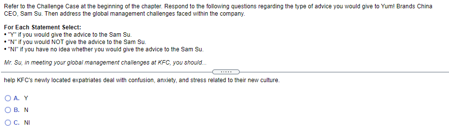 Solved Refer to the Challenge Case at the beginning of the | Chegg.com