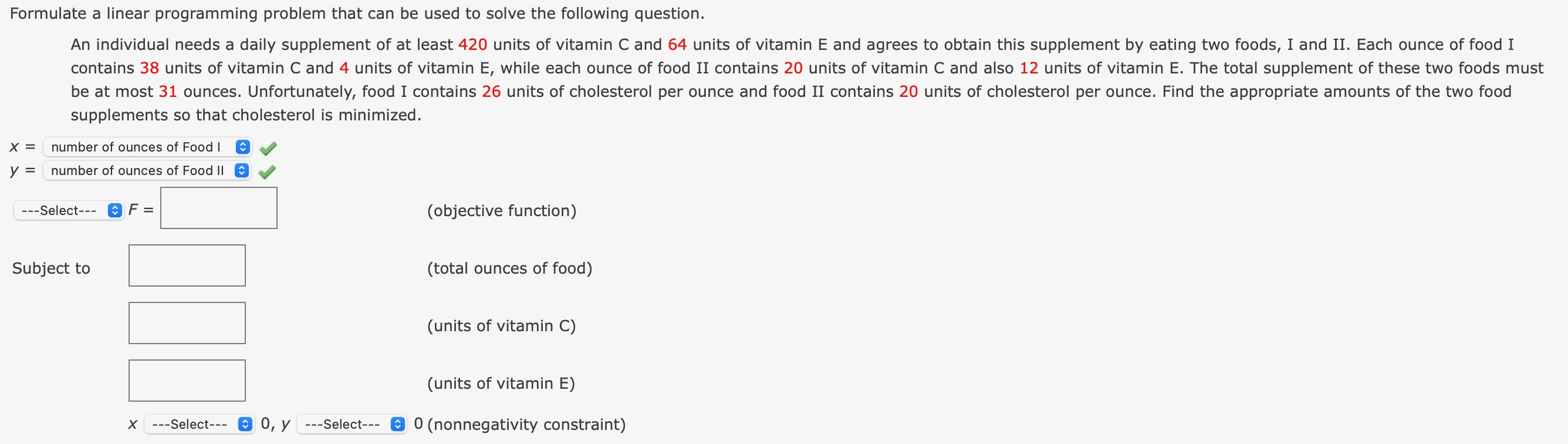Solved Formulate a linear programming problem that can be | Chegg.com