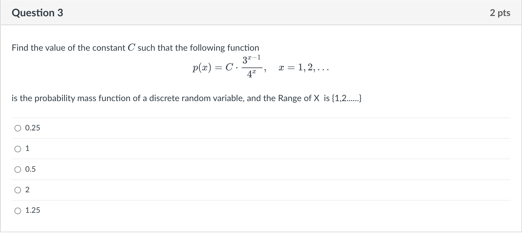 Solved Find the value of the constant C such that the | Chegg.com