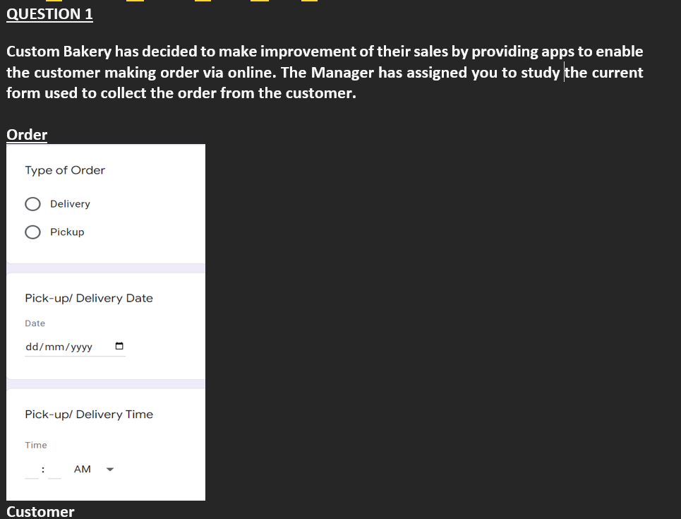 Custom Bakery has decided to make improvement of | Chegg.com