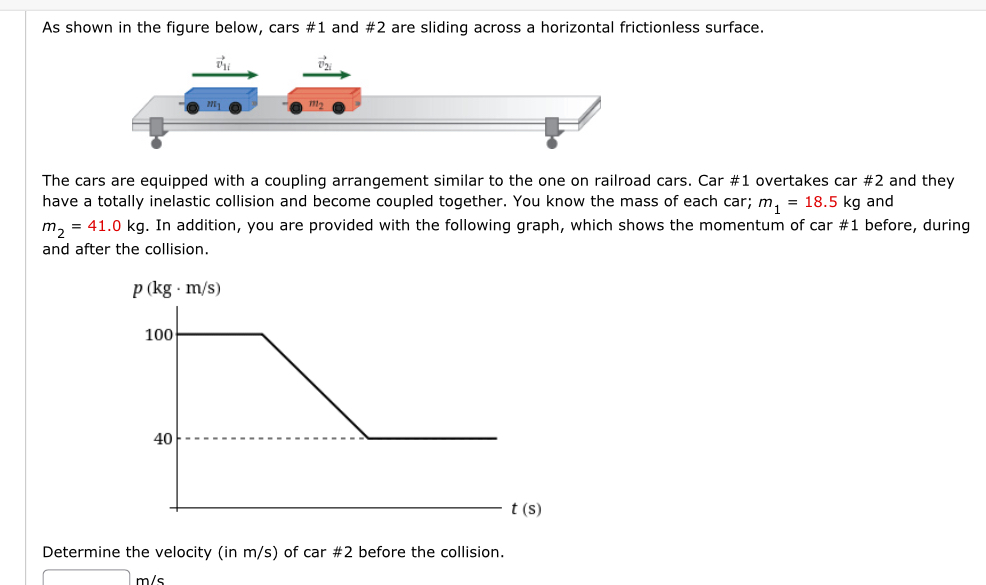 Solved As shown in the figure below, cars #1 and #2 are | Chegg.com