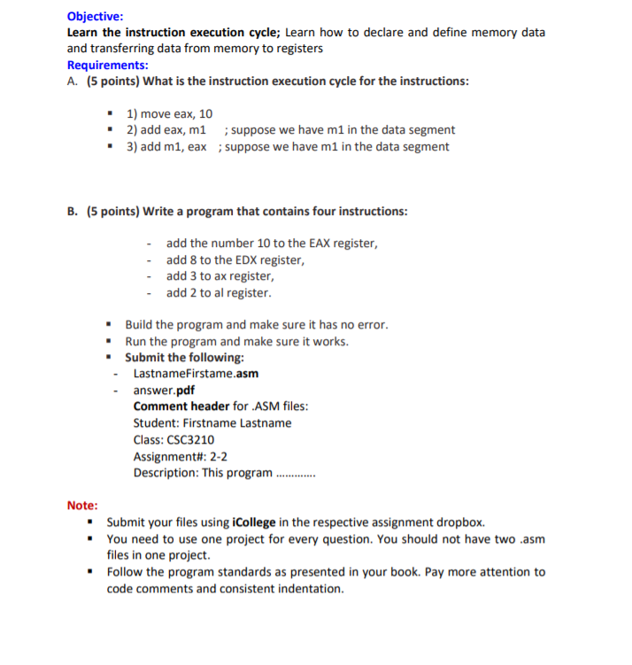 arm assembly language instruction set