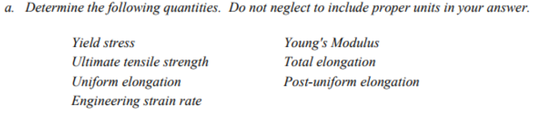 Solved Determine the following quantities. Do not neglect to | Chegg.com