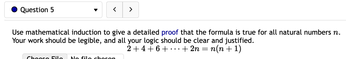 Solved Use mathematical induction to give a detailed proof | Chegg.com