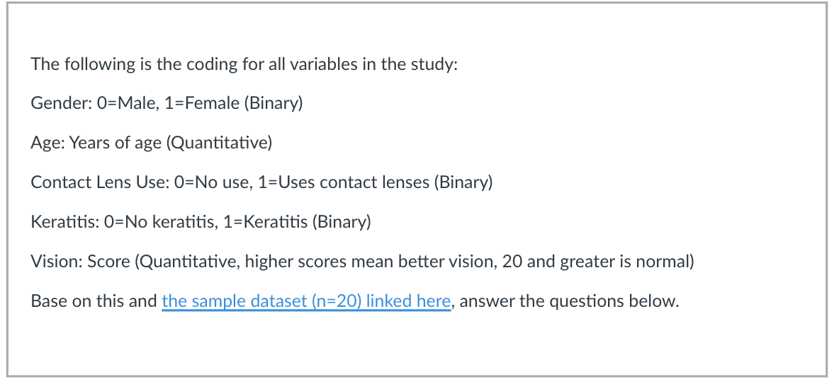 Solved The following is the coding for all variables in the | Chegg.com