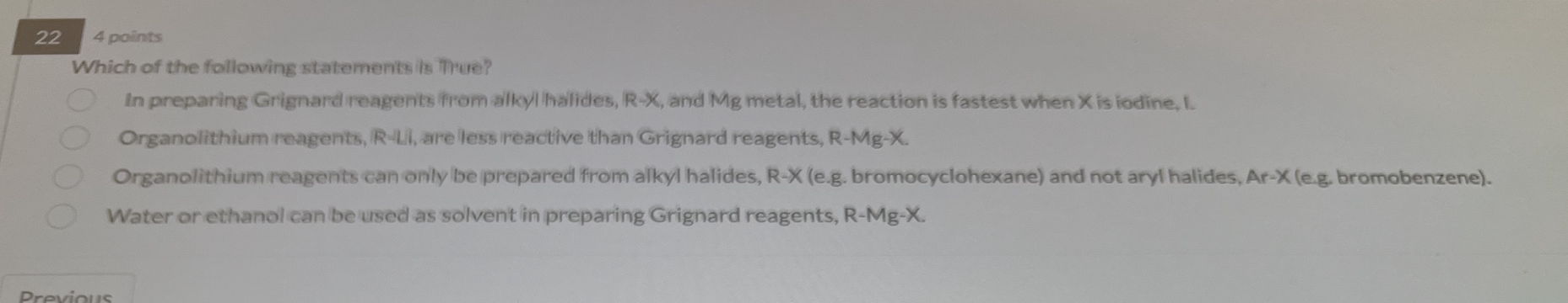 Solved 224 ﻿pointsWhich of the following statements is | Chegg.com