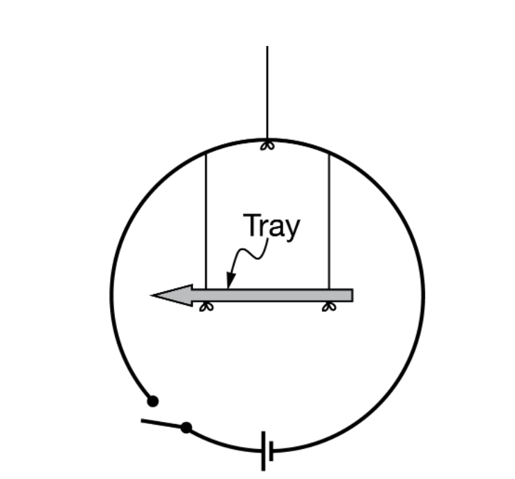 Solved A rigid circular loop of wire contains a lightweight | Chegg.com