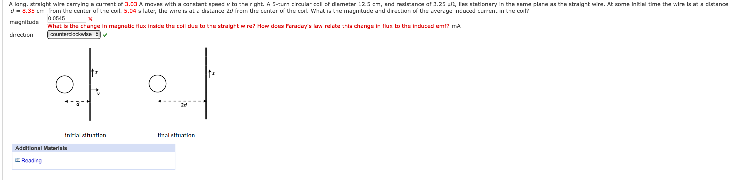 Solved direction initial situation final situation | Chegg.com