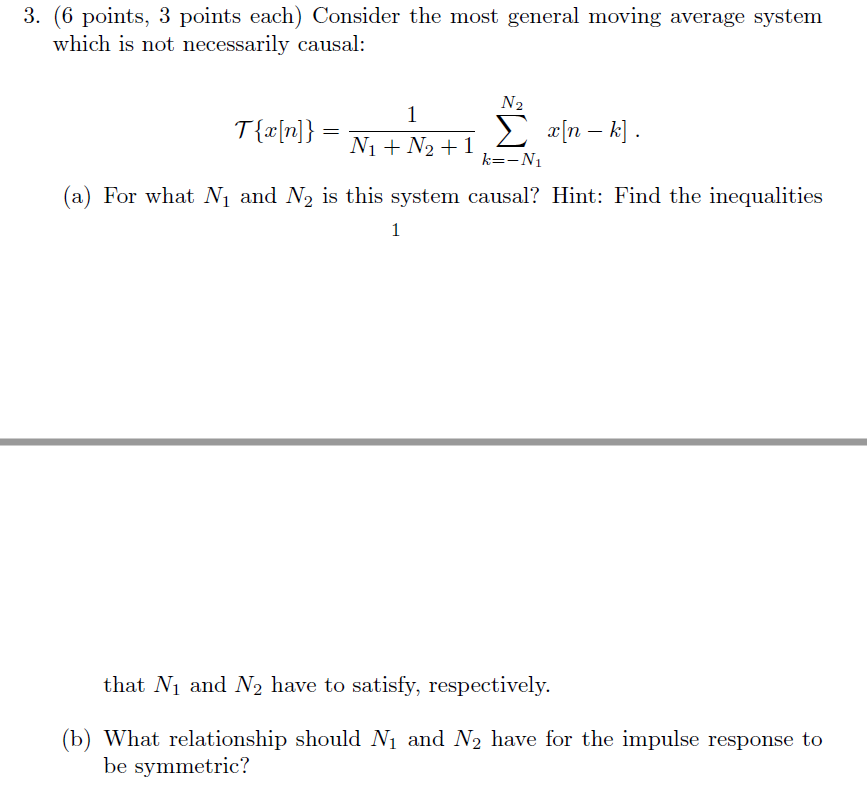 Solved 3. (6 points, 3 points each) Consider the most | Chegg.com