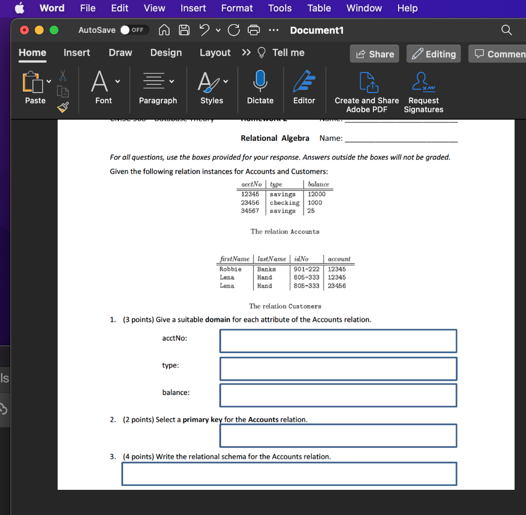Solved For all questions, use the boxes provided for your | Chegg.com