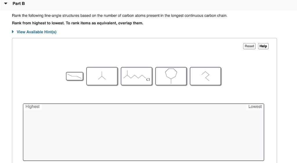 Solved Part A Identify the compounds in each of the | Chegg.com