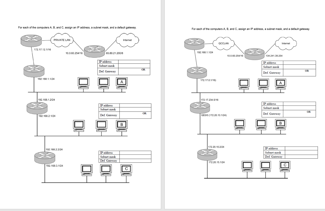 For each of the computers A, B, C, D, and E assign an | Chegg.com