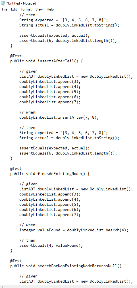 Need Java Help to implement all the methods of | Chegg.com